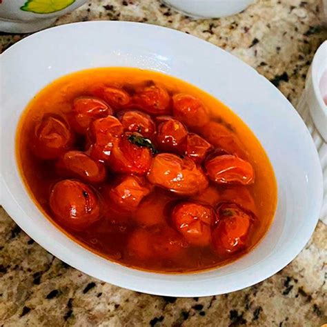 Receita Tomate Confit Combina Tudo