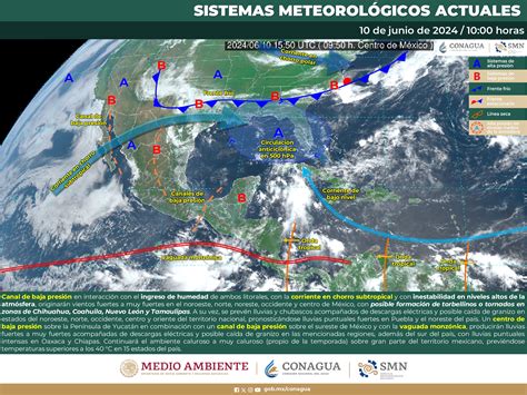 Para este día se esperan lluvias puntuales intensas en el sureste de