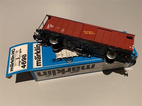 Märklin Gedeckter Güterwagen mit Bremshaus 4698 OVP Kaufen auf Ricardo