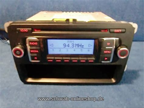 Vw Rcd Mp Radio Autoradio Carradio Car K Bx