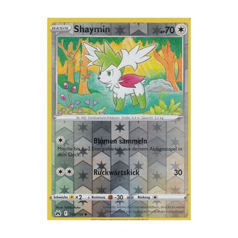 Shaymin 115 159 REVERSE HOLO Zenit der Könige Pokemon Karte kaufen