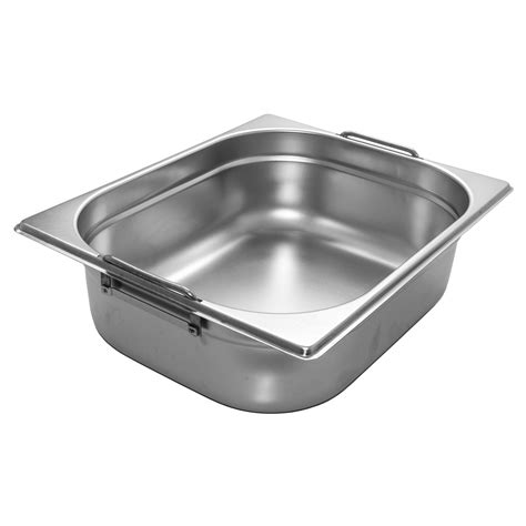 AcMax 6 Stück GN 1 2 Gastronormbehälter GN Behälter Edelstahl 6 5 Liter