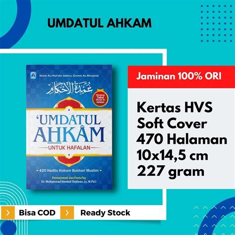 Jual Umdatul Ahkam Untuk Hafalan Pustaka Arafah Shopee Indonesia