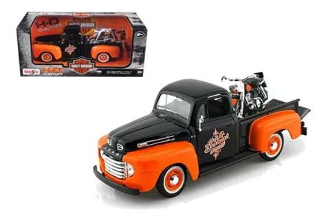 Ford F 1 1948 Pick Up Harley Davidson 1958 1 24 Maisto Envío gratis