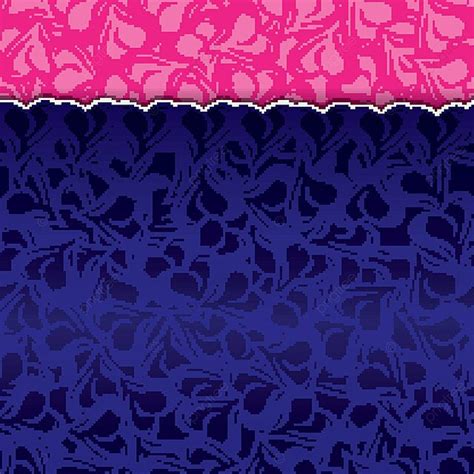 Blue And Pink Heart Paper Vector Illustration Pink Heart Vector