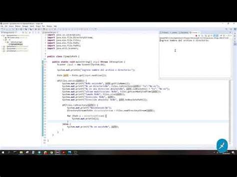 Path Crear Y Leer Archivo Basico En Java Youtube