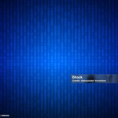 abstract stream of binary matrix code on blue screen binary computer code programming coding