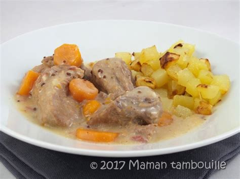 Sauté de porc à la moutarde à l ancienne Maman Tambouille