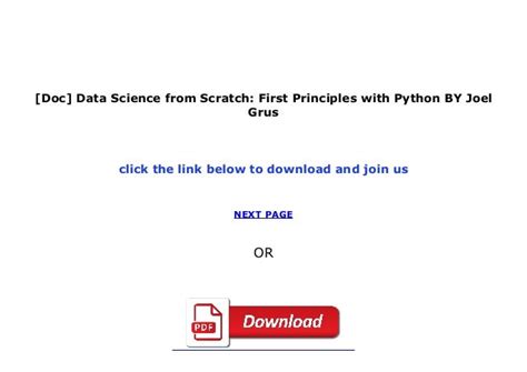 [doc] data science from scratch first principles with python by joel grus