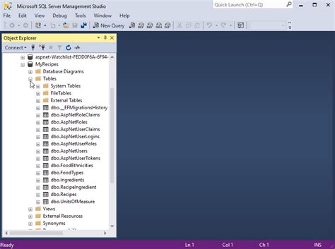 Navigate The Interface Of SQL Server Management Studio SSMS