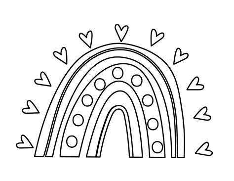 Coloriage Arc en ciel à imprimer sur ColoriageEnfant