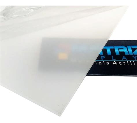 Acrílico Branco Translúcido 3mm Sob Medida MercadoLivre