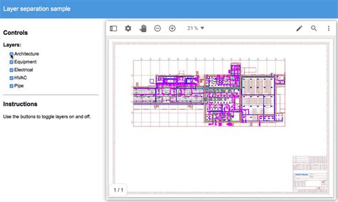 javascript library supporting pdf layers ocgs pdftron