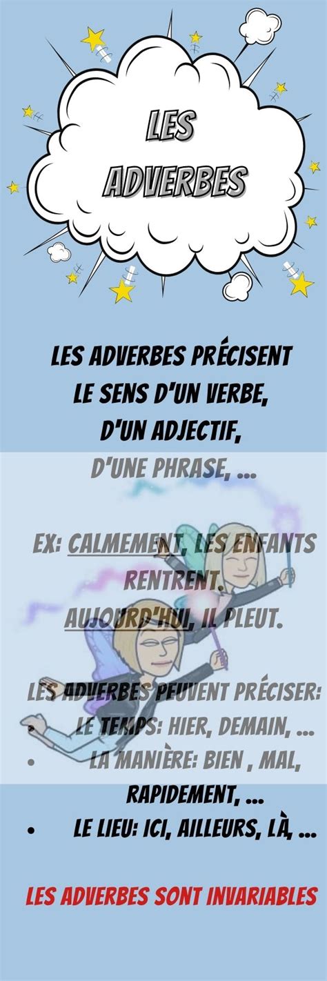 mémo sur les natures de mots