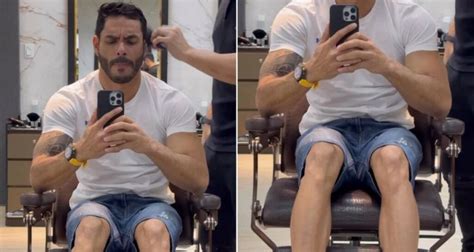 Ex BBB Rodolffo viraliza por pernas finas em vídeo na academia