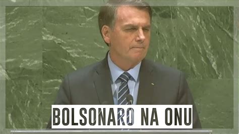 Assista à íntegra do discurso de Jair Bolsonaro na ONU YouTube