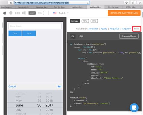 Reactjs Datetime