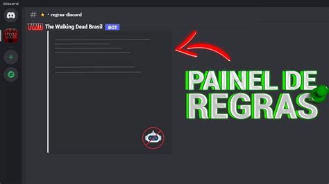 Como Fazer Painel De Regras Nome Do Servidor No Discord Sem Bots