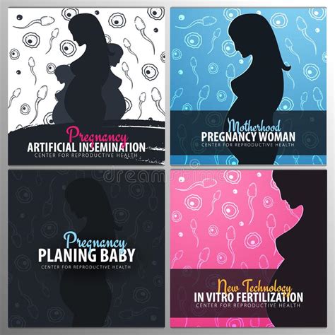 Fije De Banderas Del Embarazo Fertilizaci N In Vitro Inseminaci N