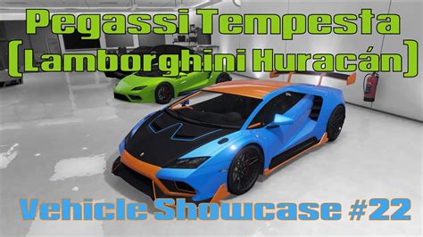 GTA Vehicle Showcase 22 Pegassi Tempesta Lamborghini Huracán review
