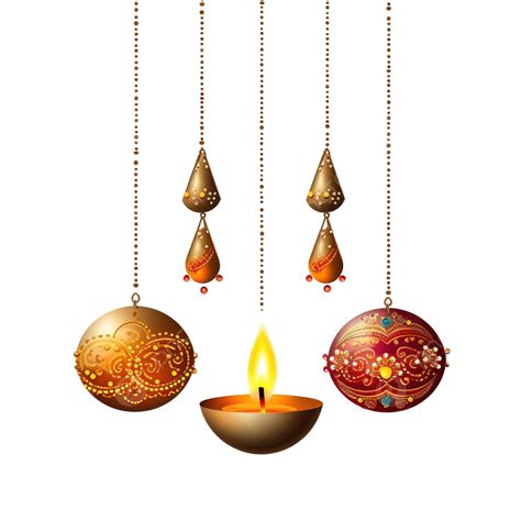 Hanging Diya Decoration Diwali Festival Banner Design Diwali Wishes