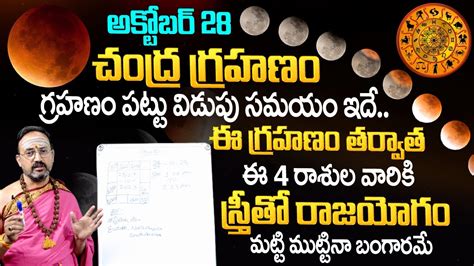 Live Nandibhatla Srihari Sharma About Lunar Eclipse Lunar