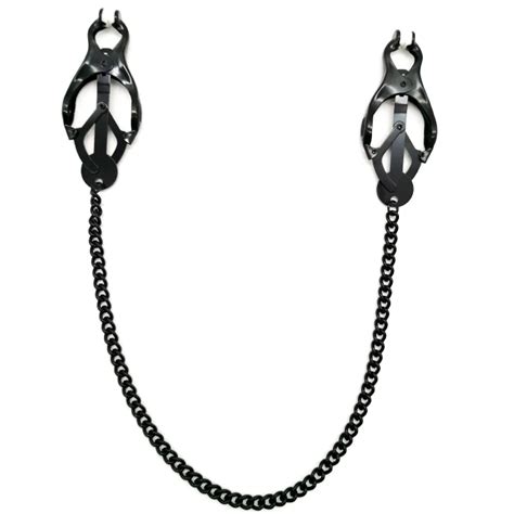 Butterfly Chain Nipple Clamps Bdsm Sex Toys For Women Nipple Stimulate Couple Flirting Sex Toy