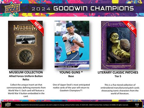 Upper Deck Goodwin Champions Trading Cards Retail