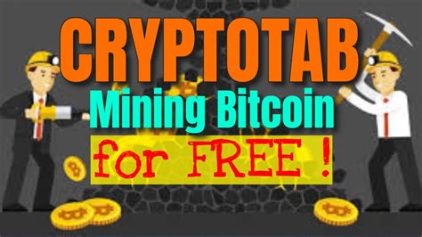 Cryptotab Free Bitcoin Mining Youtube
