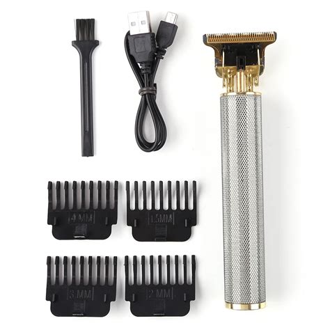 Cortadora de pelo eléctrica para hombre afeitadora inalámbrica de 0mm