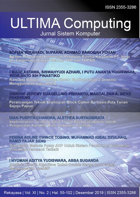 analisis kinerja algoritma quick double merge sort paralel menggunakan openmp ultima computing