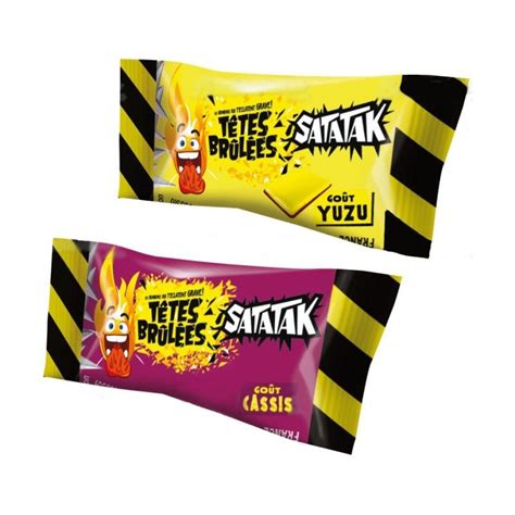 Bonbons Têtes Brûlées en billes et barres