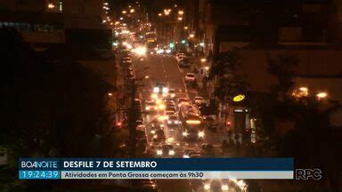 Assistir Boa Noite Paraná Ponta Grossa Amanhã tem desfile de Sete