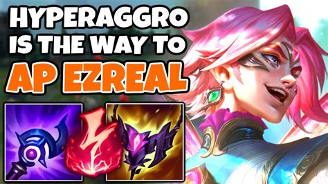 I Found A NEW WAY To AP EZREAL MID Play To WIN LANE And ONE SHOT 13