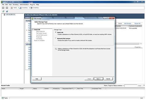 Creating ESXi Shared Storage In VMware VSphere Hypervisor