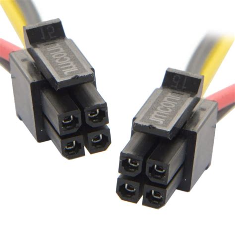 10pcs Bag CY 60cm ATX Molex Micro Fit Connector 4Pin Male To Male Power