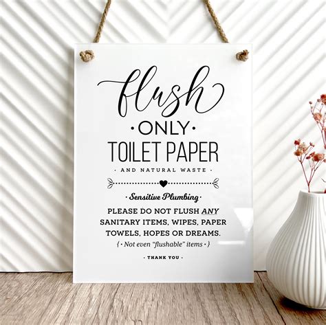 Reilly Originals Flush Only Toilet Paper And Natural Waste Not Hopes