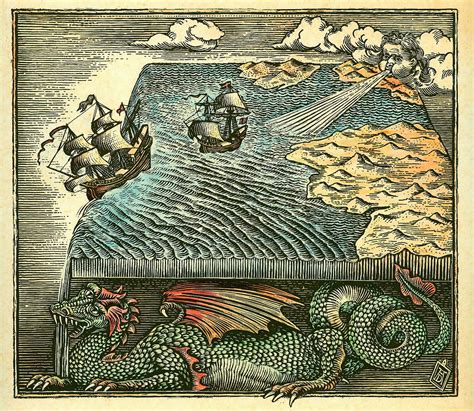 Fantasy Map Of A Flat Earth Antar Dayal Unknown Date Mappe Antiche