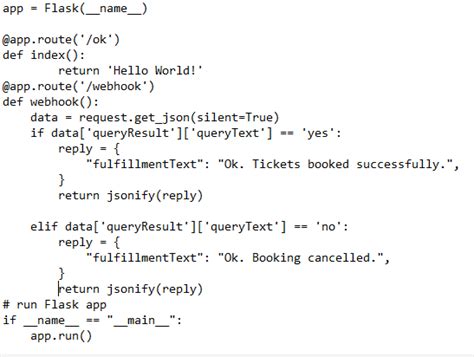 Python Why Dialogflow V2 Return Webhook Call Failed Error