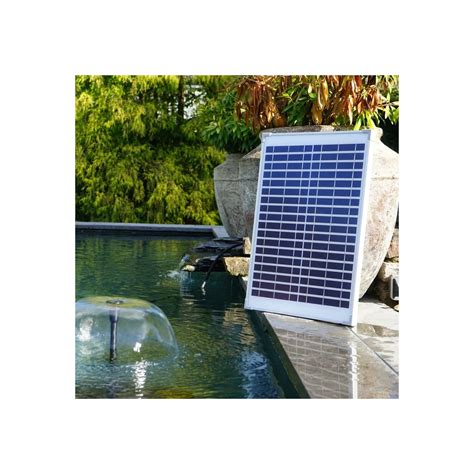 Ubbink Jeu De Pompe De Fontaine De Jardin Solarmax 1000 Avec Panneau à