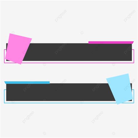 Pink And Blue Text Box Chart Text Box Ppt Png Transparent Clipart