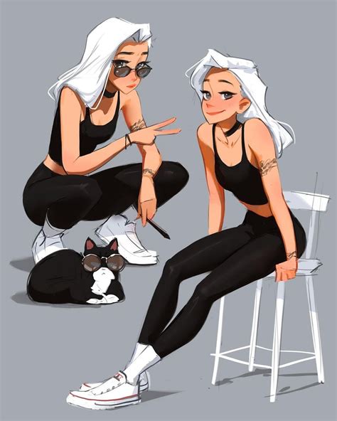 Kara And Bruce Original Drawn By Sam Yang Danbooru