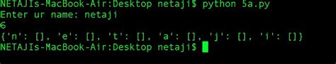 python programing lab r16 exercise 5 a