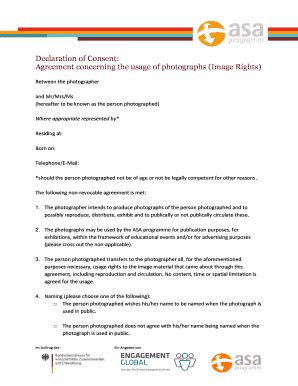 Fillable Online Declaration Of Consent Fax Email Print PdfFiller