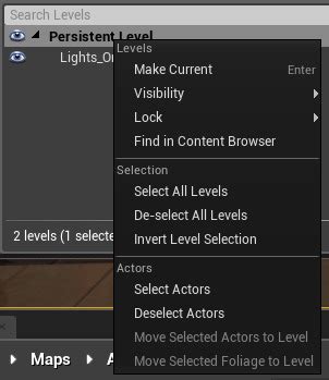 Managing Multiple Levels Unreal Engine Documentation