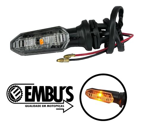 Kit Pisca Seta Led Retrovisor F Punho Cb E Peso Pcx