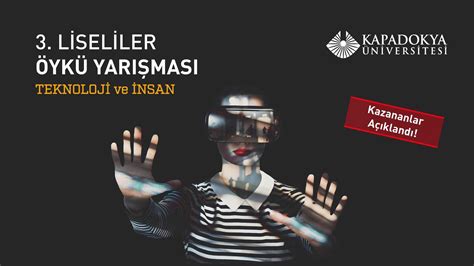Kapadokya Üniversitesi Öykü Yarışmasının Kazananları Belli Oldu