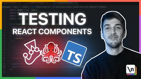 test react components with jest and react testing library youtube