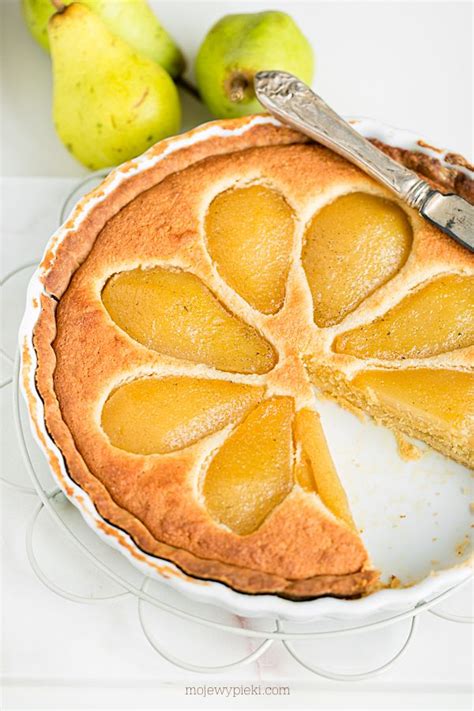 Tarta migdałowa z gruszkami Moje Wypieki