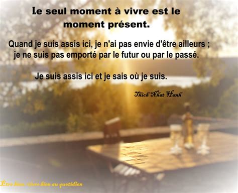 Moment présent le vivre et l apprécier Les petits conseils de Lise